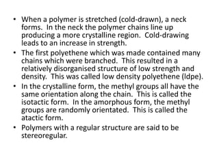 Polymers | PPTX | Chemistry | Science