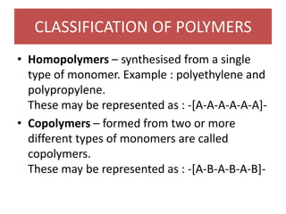 Polymers | PPTX