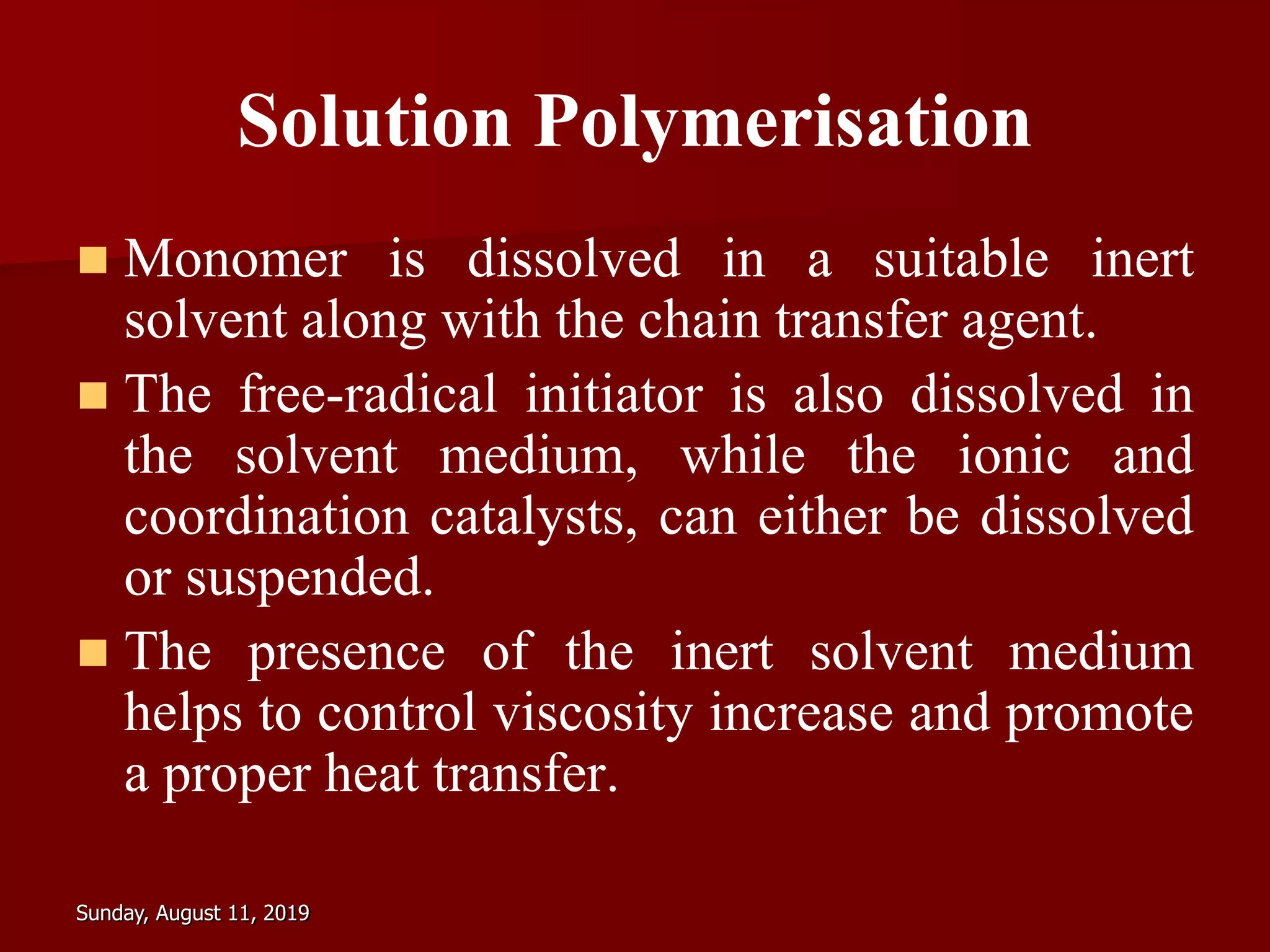 Polymerization Process | PPTX