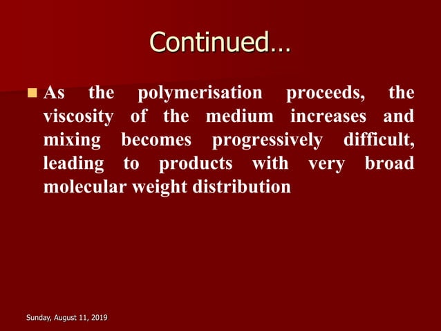 Polymerization Process | PPTX | Chemistry | Science