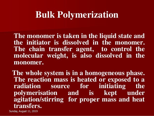 Polymerization Process