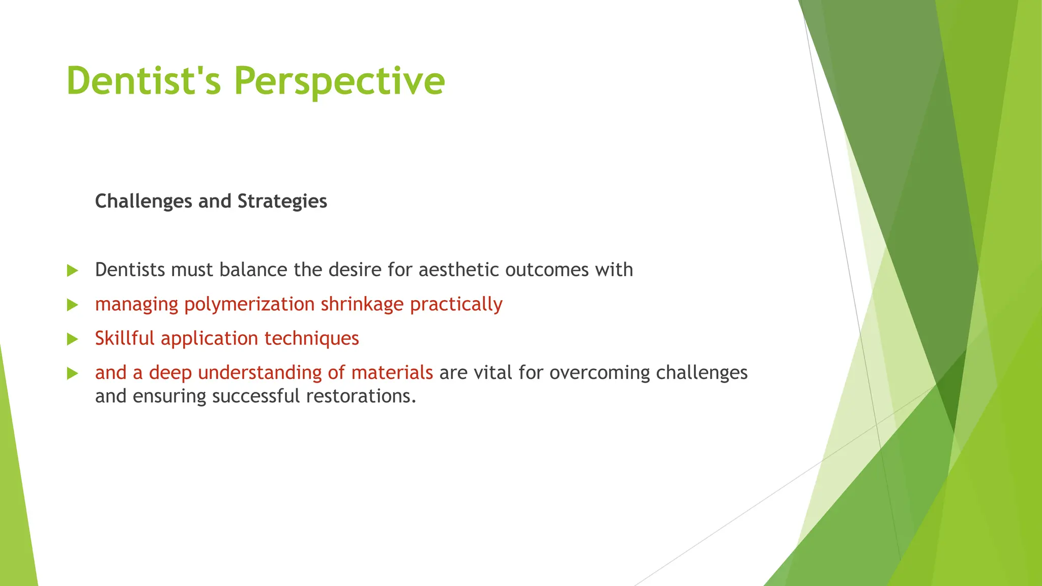 Polymerization Shrinkage In Composite Restoration Pptx