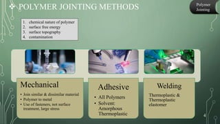 Polymer - Polymer and Polymer - Metal Jointing Methods.pptx