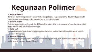 Polymer Kelompok 5 teknik sipil bahan bangunan | PPTX
