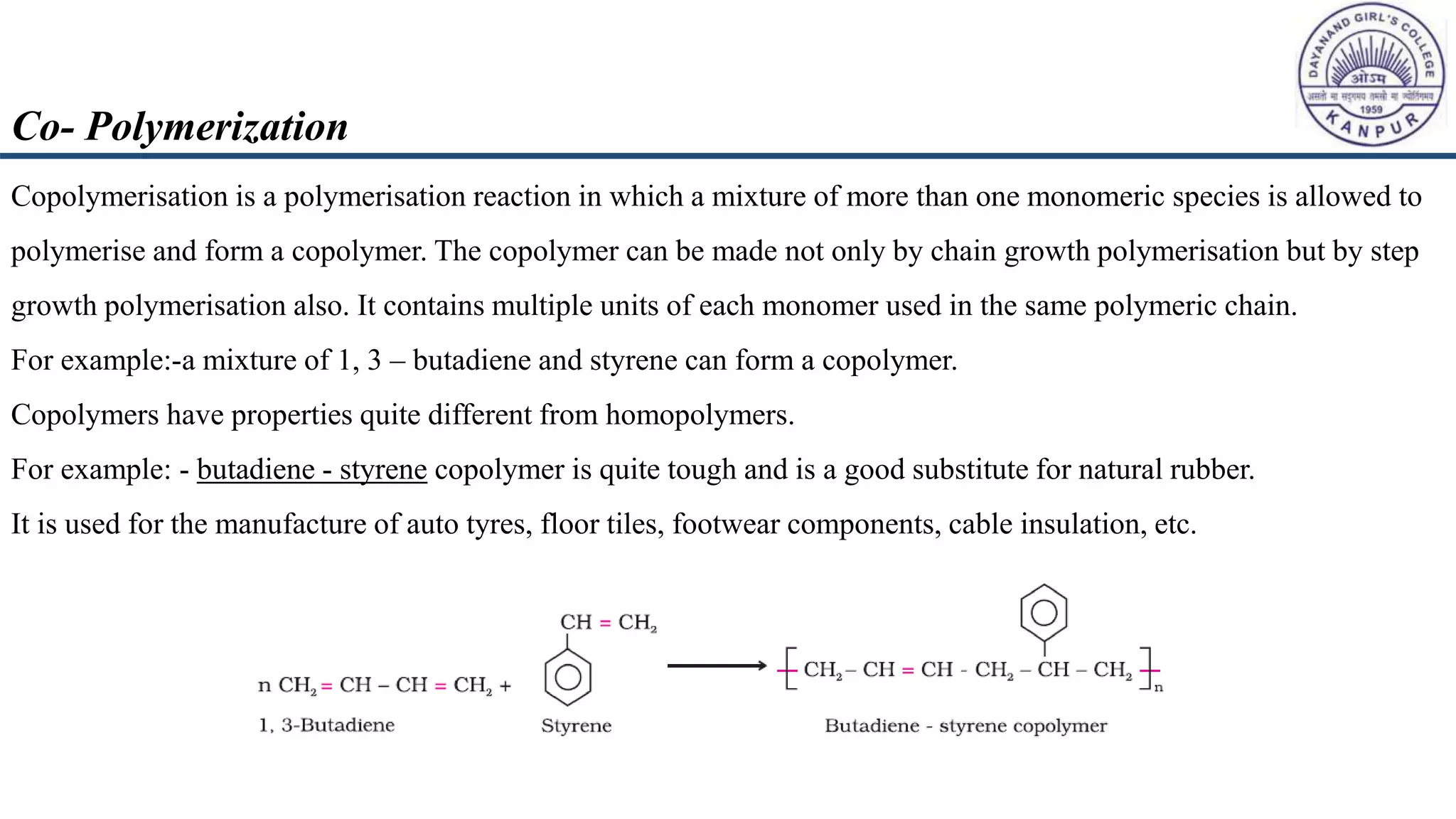 Polymer M.Sc. Final presented by Dr. Sonia Rani.pptx | Chemistry | Science