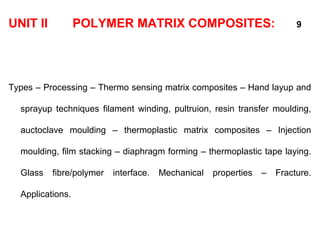 Polymer matrix composites [pmc] | PPT
