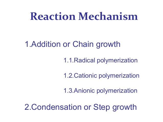 Polymer mechanism