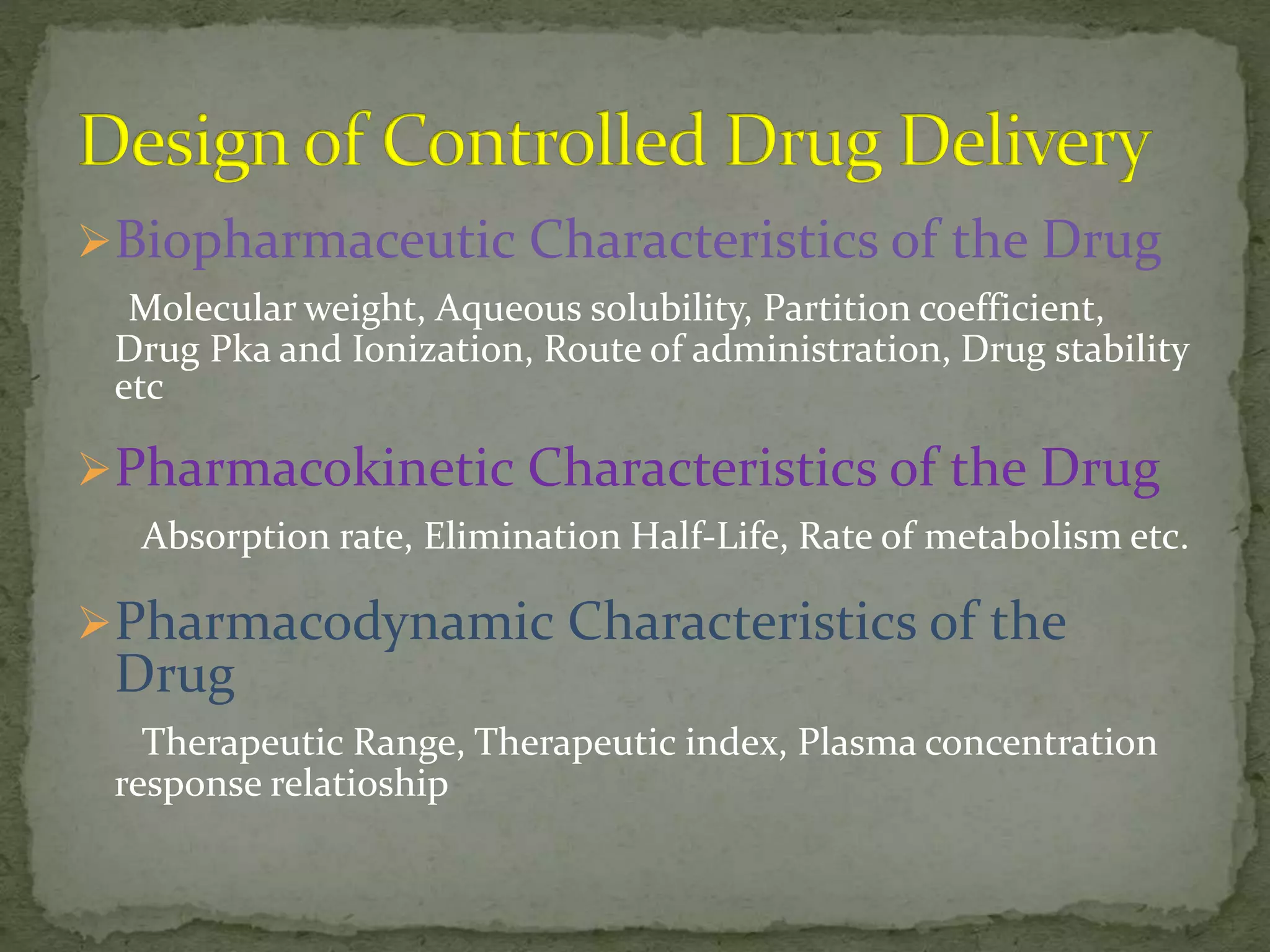Polymer membrane permeation cdds | PPTX