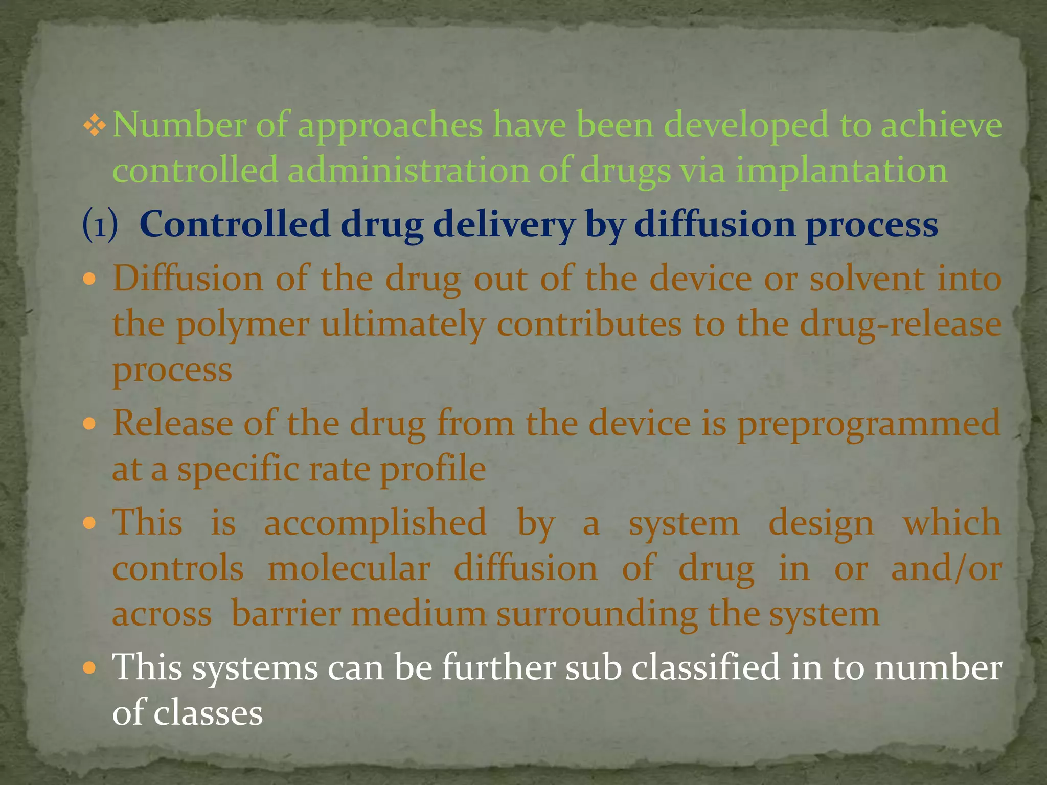 Polymer membrane permeation cdds | PPTX