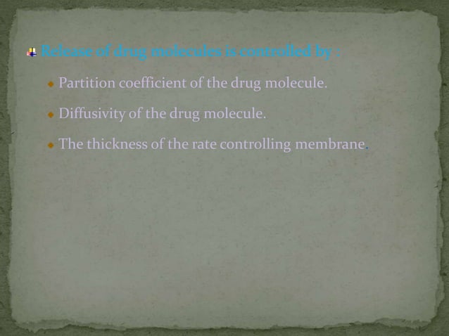 Polymer membrane permeation cdds | PPT