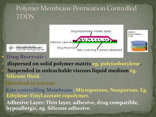 Polymer membrane permeation cdds | PPT