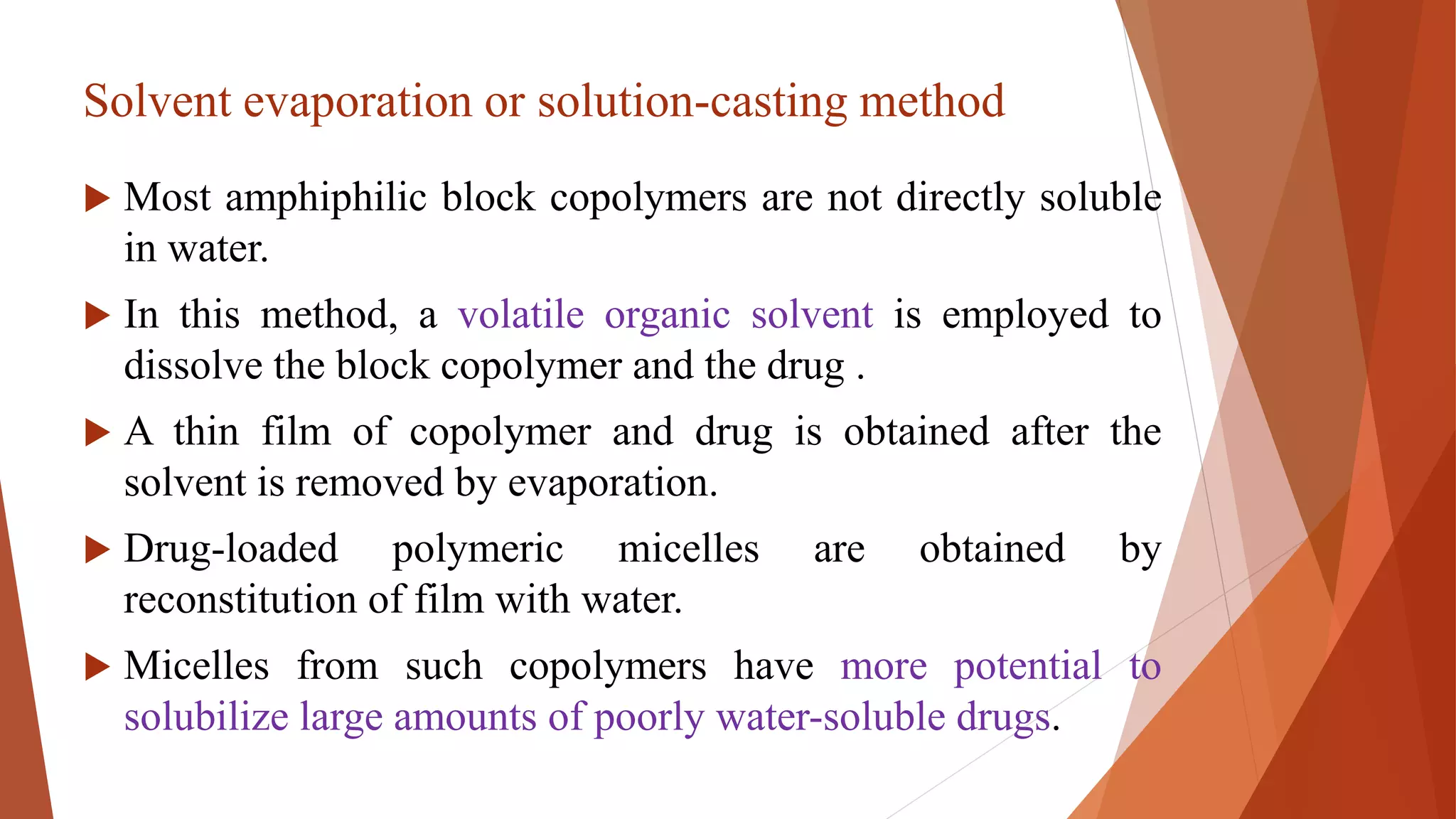 Drug Delivery Through Polymer Micelle | PPTX | Chemistry | Science
