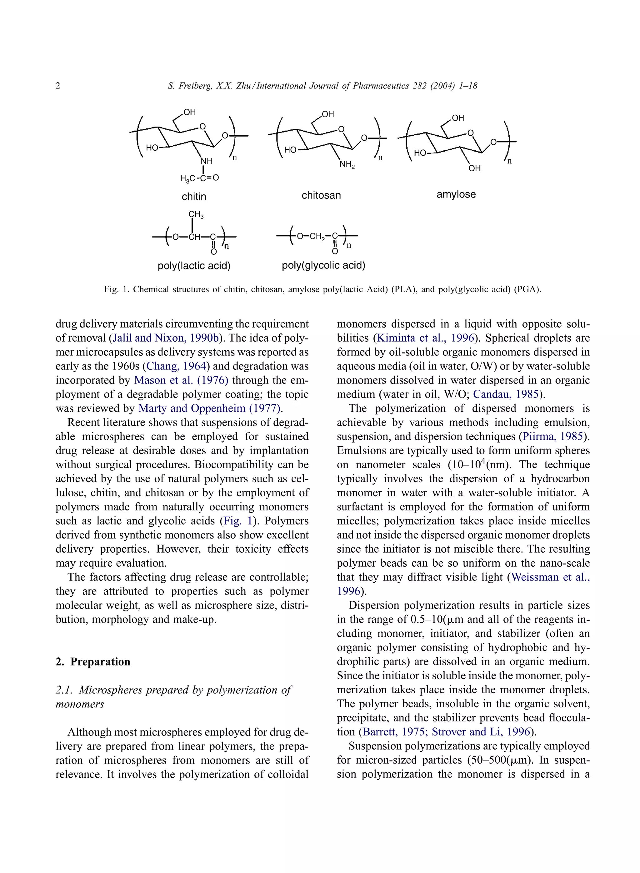 Polymer microspheres for controlled drug release | PDF