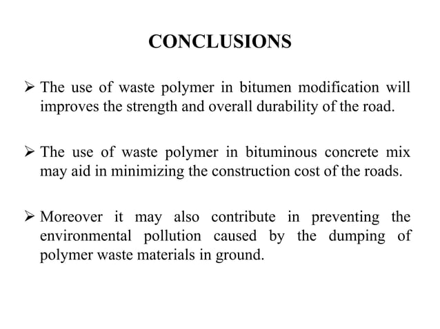 Polymer Modified Bitumen (PMB) for Road Construction | PPTX | Geology ...