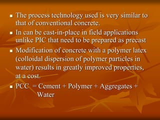 Polymer modified concrete 1 | PDF