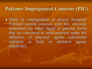 Polymer modified concrete 1 | PDF
