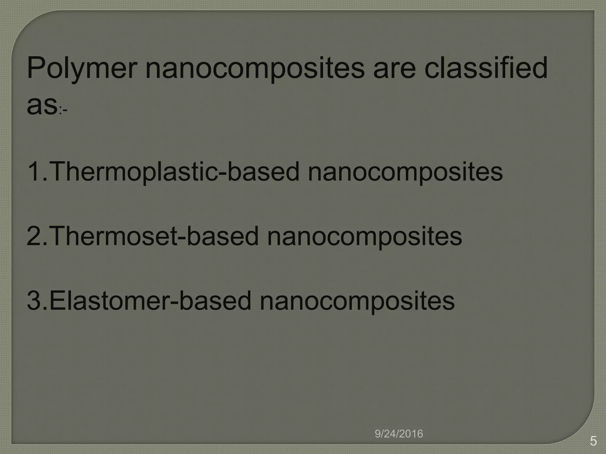 Polymer nanocomposite | PPT