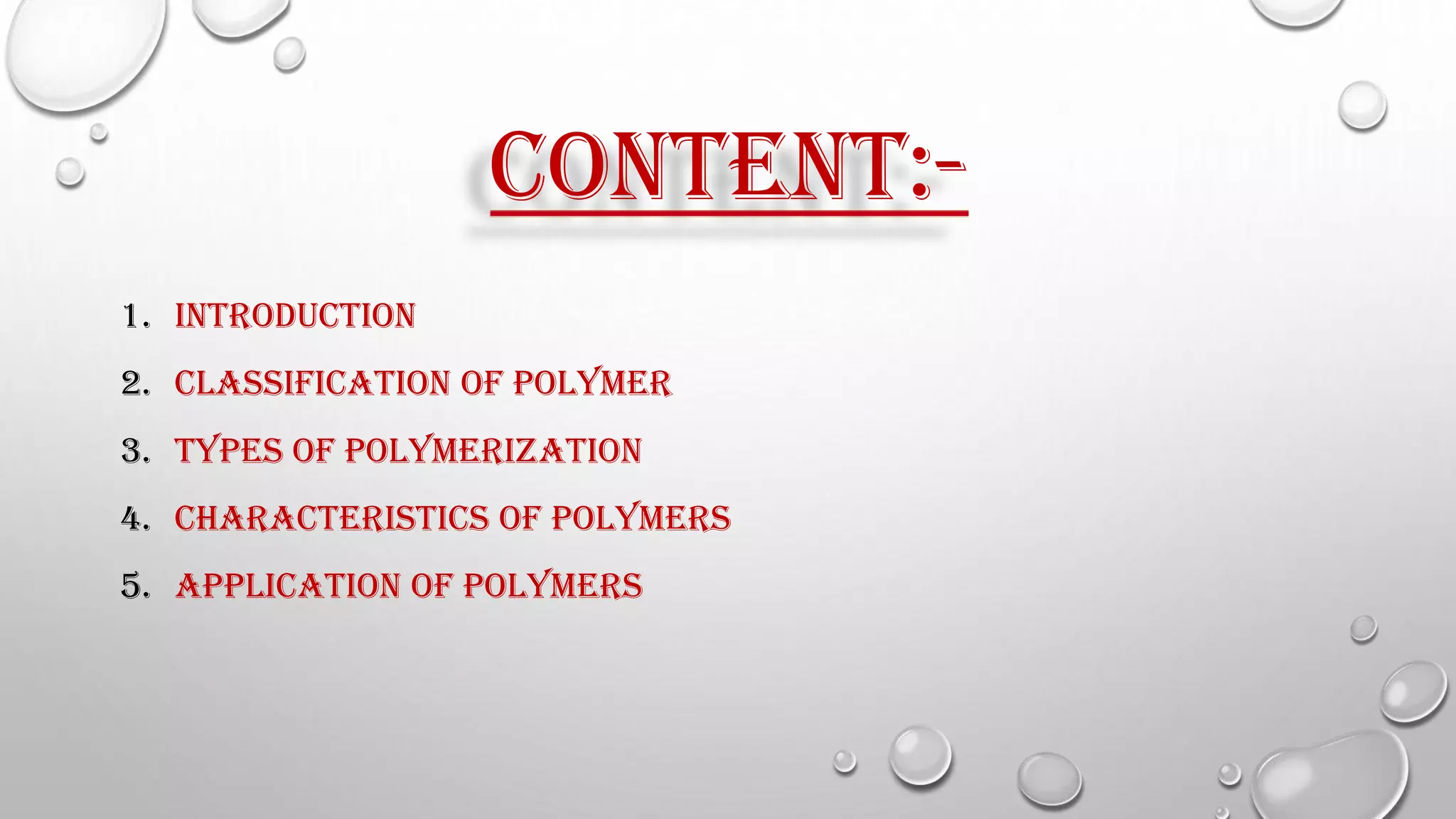 Polymer ppt | PPTX