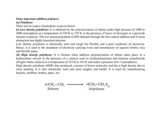 Polymer ppt and classification of polyme | PPT