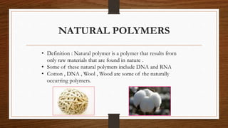 Polymer ppt M pharm | PPTX