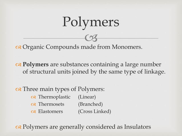 Conducting and Light Emmiting Polymers | PPT