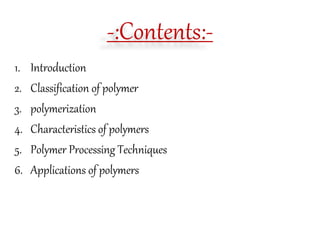 Polymers | PPTX