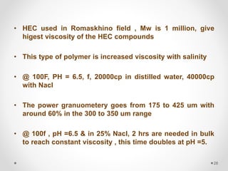 Polymer profile modification | PPT