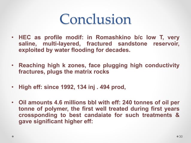 Polymer profile modification | PPT