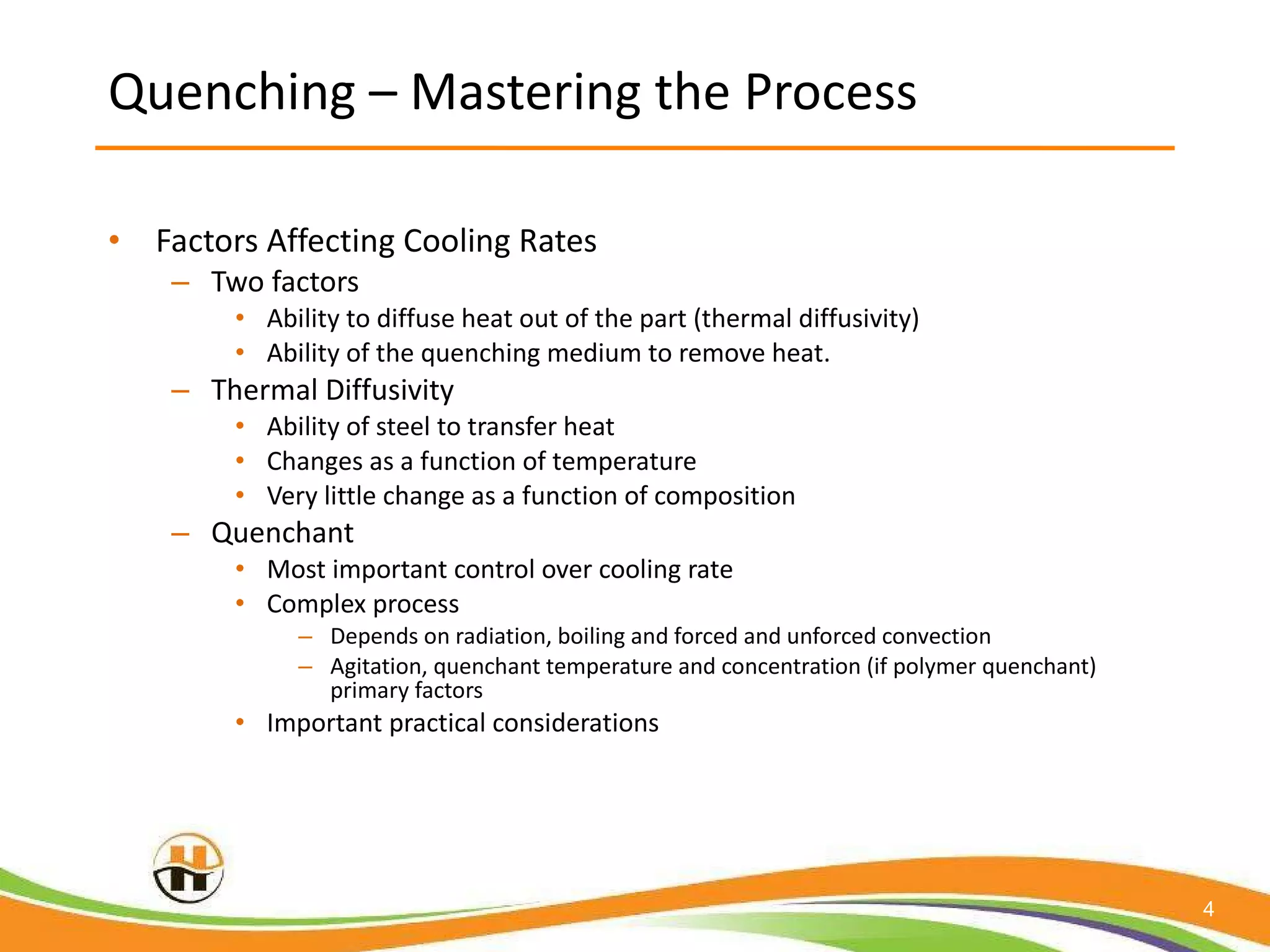 Heat Treating — Choosing & Using Polymer Quenchants | PPT