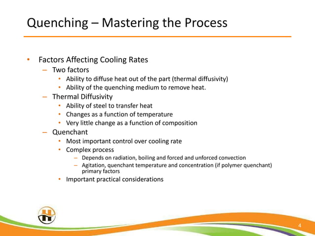 Heat Treating — Choosing & Using Polymer Quenchants | PPT | Chemistry | Science
