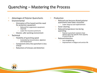 Heat Treating — Choosing & Using Polymer Quenchants | PPT | Chemistry | Science