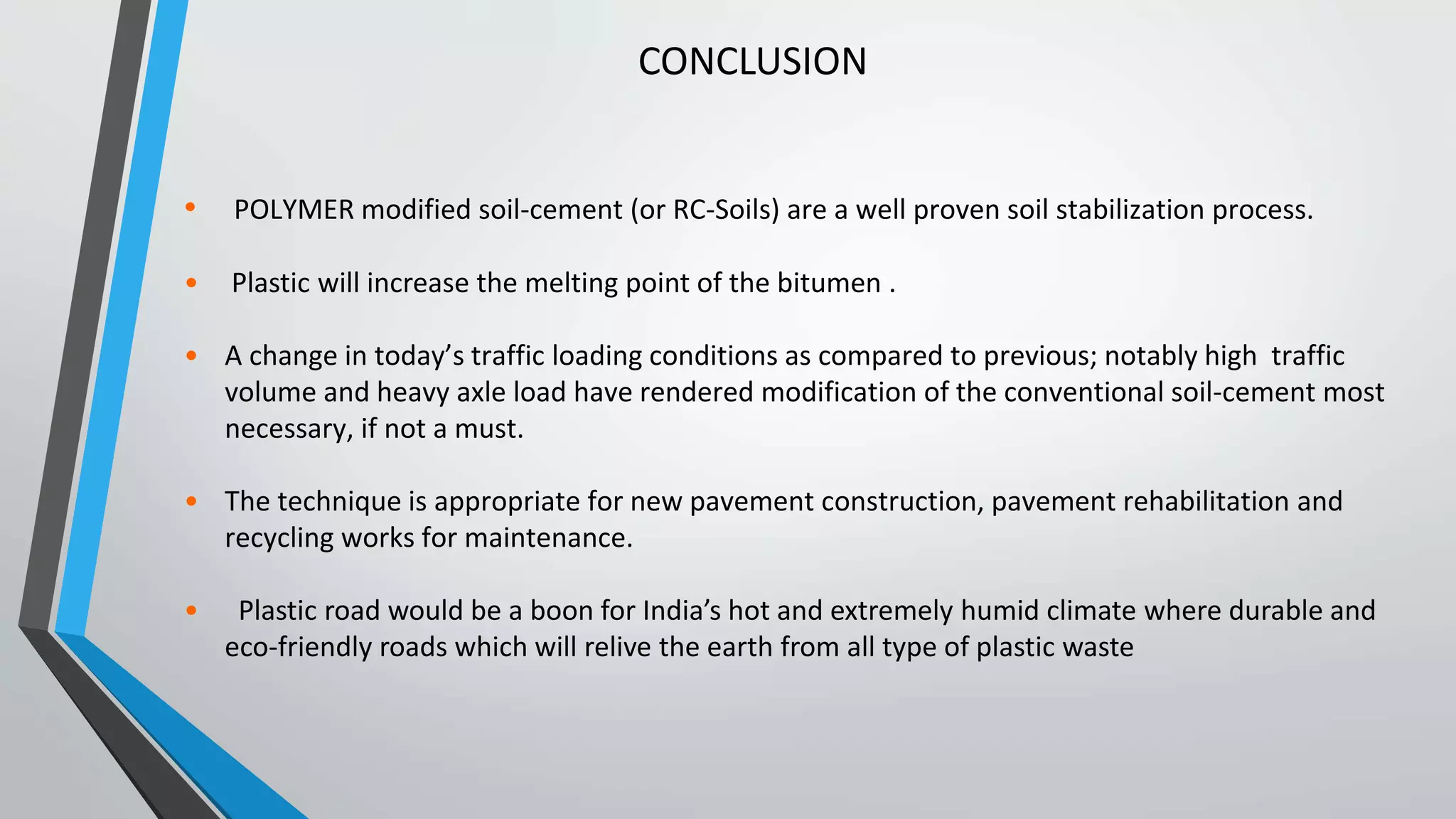 Polymer road technology | PPTX