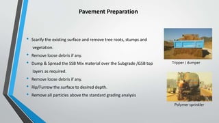Polymer road technology | PPTX