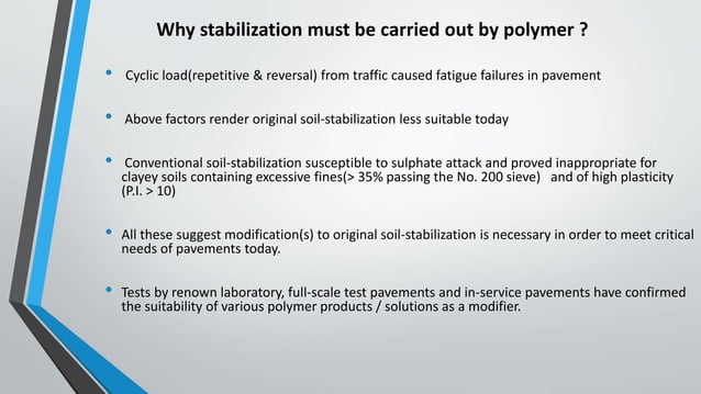 Polymer road technology | PPTX | Geology | Science