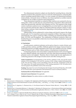 conducting polymers for the design of sensors | PDF