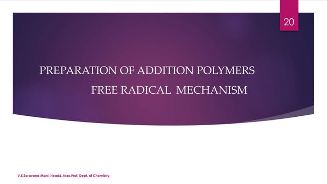 Polymers | PPSX | Chemistry | Science