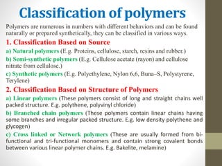 Polymer chemistry | PPTX