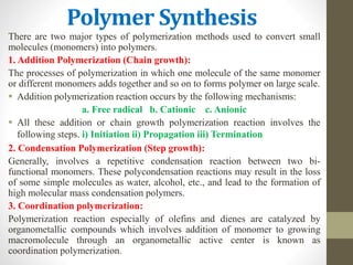Polymer chemistry | PPTX