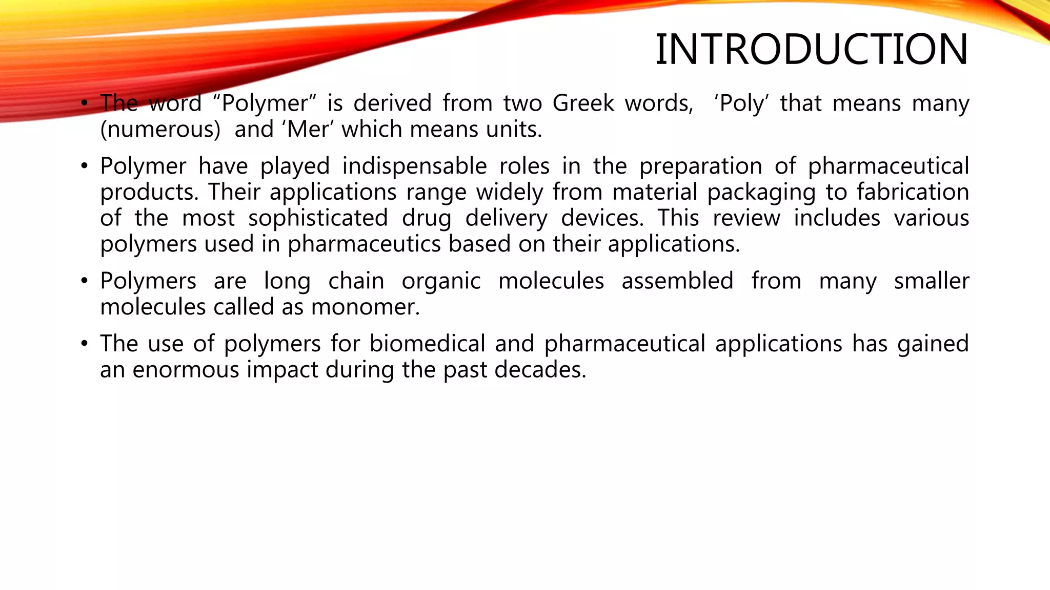 Polymers | PPTX
