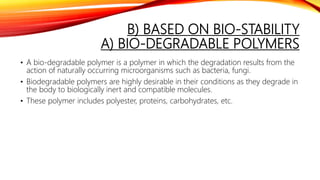 Polymers | PPTX