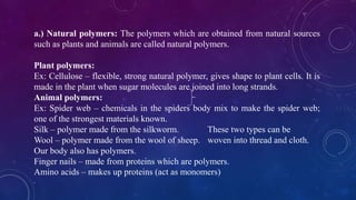 Polymers | PPTX
