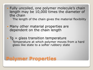 Polymers basic introduction and type by | PPTX | Chemistry | Science
