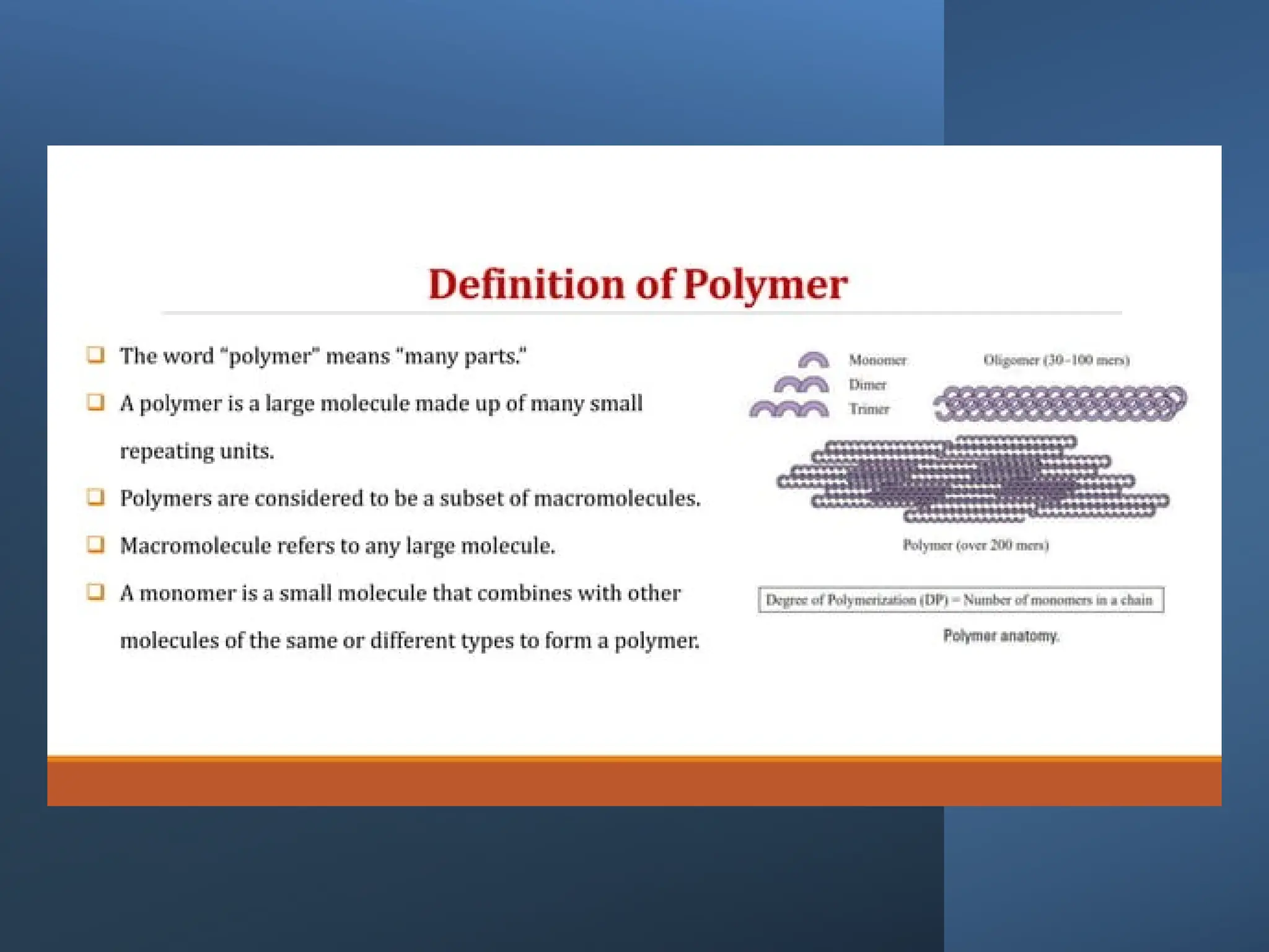 INTRODUCTION AND CLASSFICATION POLYMERS.pptx