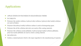 Unit 1 Novel drug delivery Polymers.pptx