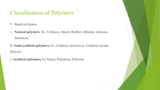 Unit 1 Novel drug delivery Polymers.pptx