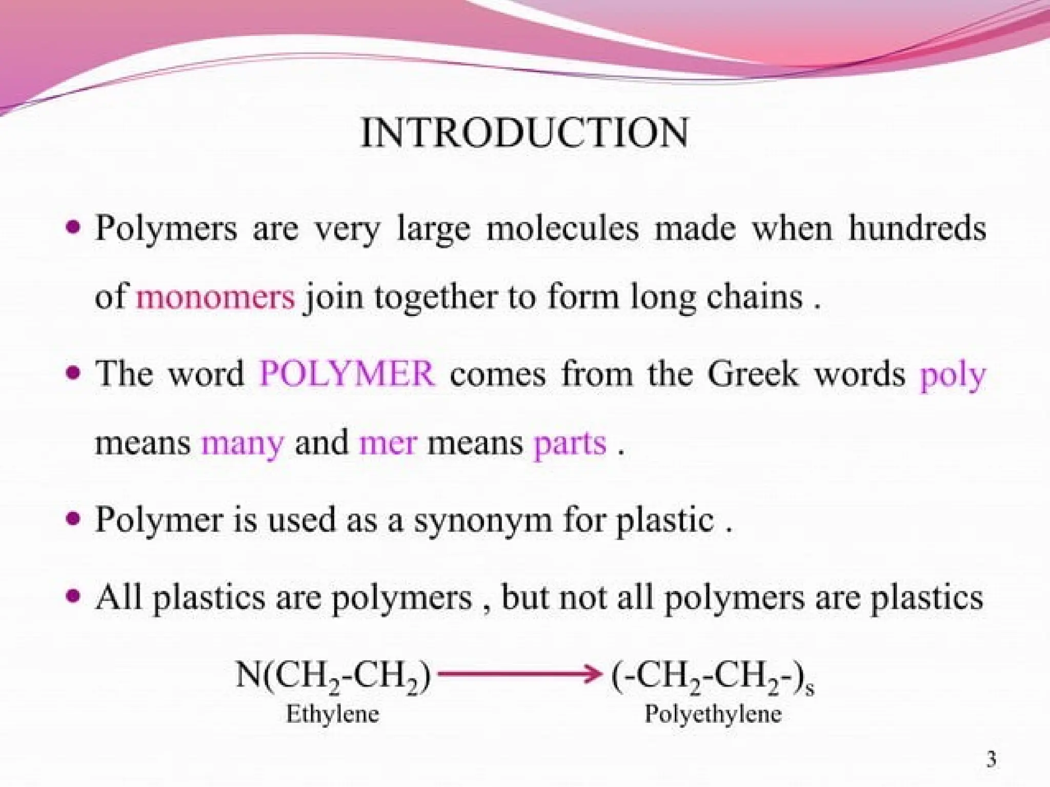 Polymer application of polymer and classification of polymer | PPTX