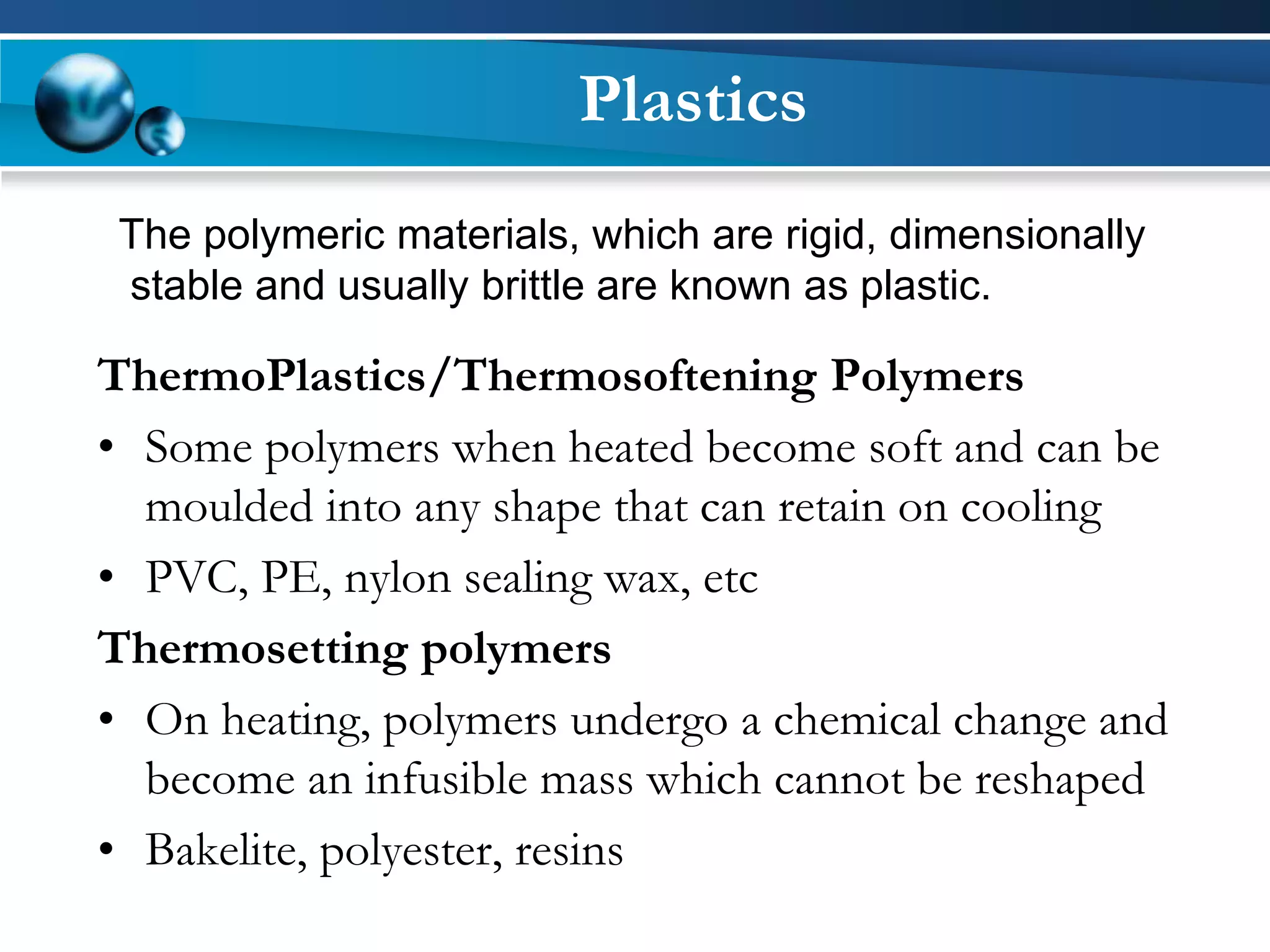 Polymers | PDF | Chemistry | Science
