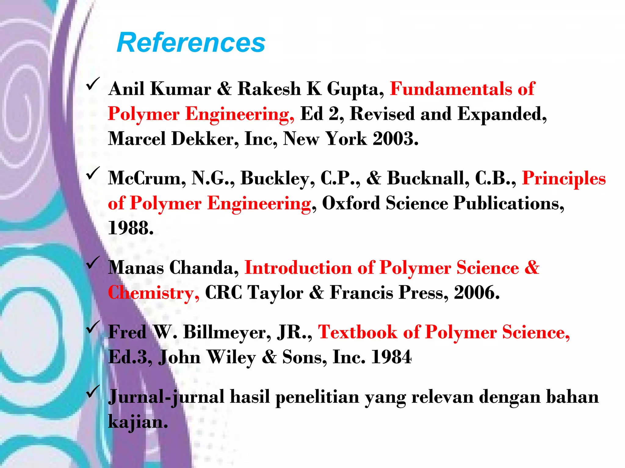 Polymers | PPT