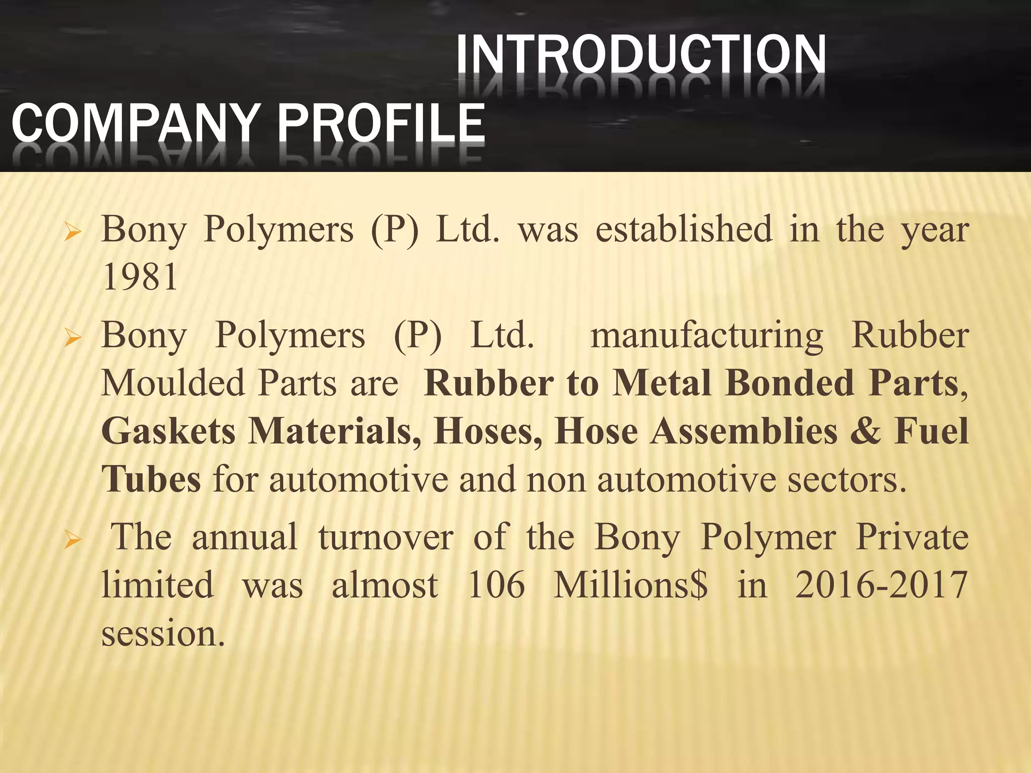 Quality Control in Polymers/Rubber | PPTX