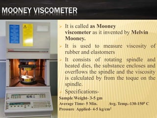 Quality Control in Polymers/Rubber | PPTX